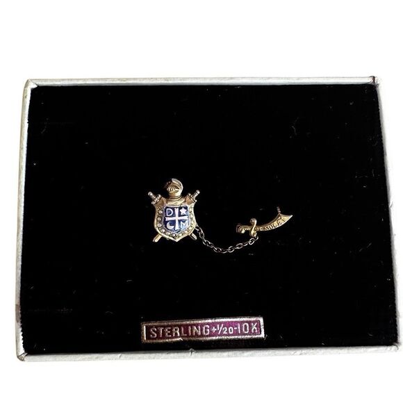 DeMolay | Jewelry | Vintage Demolay Sterling 2 10k Goldfilled Fraternal ...